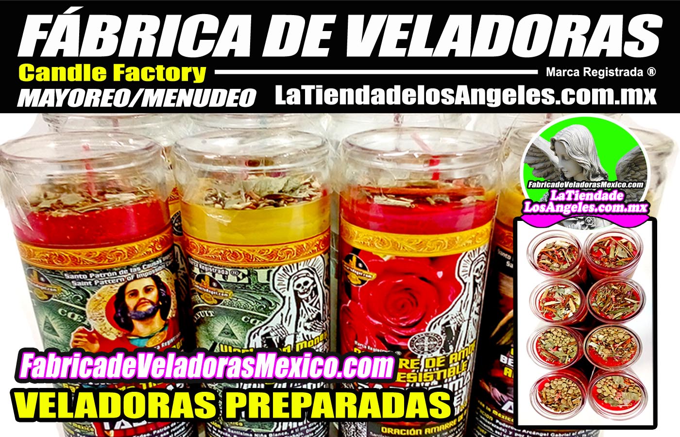 Fabrica de Veladoras Mexico - Catalogo - Fábrica de Veladoras México